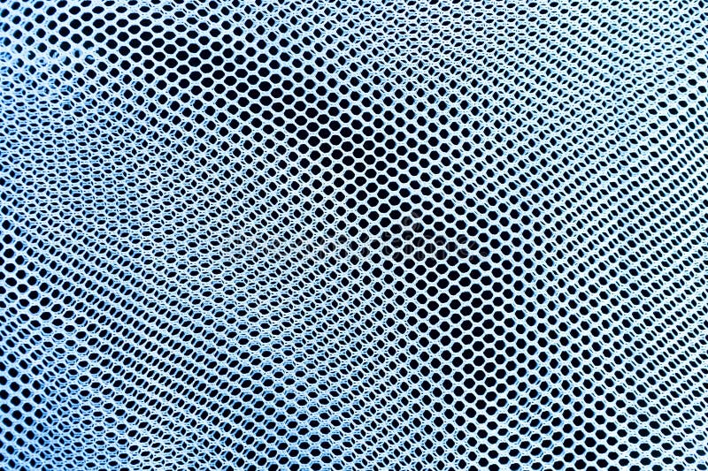 Blue Net on Black Fabric Background Stock Image - Image of netting ...