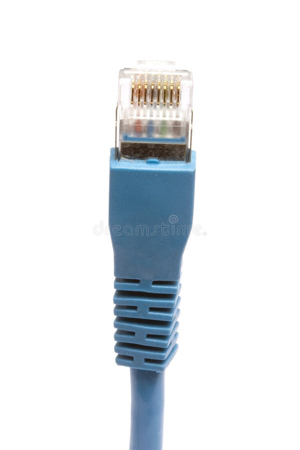 Blue network cable stock image. Image of communication - 11040219