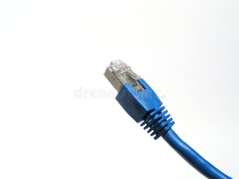 Network plug stock photo. Image of hacking, blue, equipment - 2626042