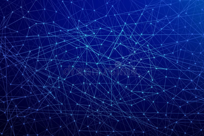 Blue Network Connection Triangle Lines on Blue Stock Illustration ... Blue Network Connection Triangle Lines on Blue Stock Illustration ...