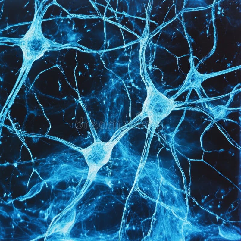Blue Neurons Complex Neural Network Illuminated Electric Stock Photos ... Blue Neurons Complex Neural Network Illuminated Electric Stock Photos ...