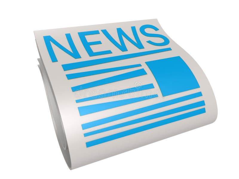 Newspaper icon stock vector. Illustration of lately, graph - 18554603