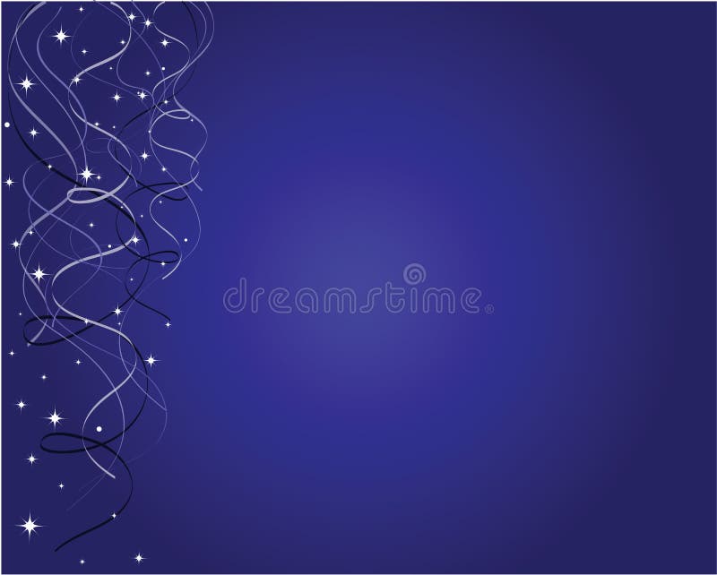Blue New Year s Background stock illustration. Illustration of ...