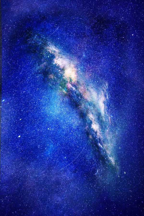 Blue Night Sky with Stars. Night Sky Wallpapers Stock Photo - Image of ...