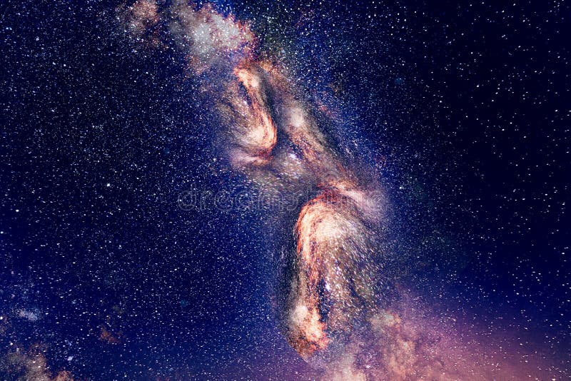 Blue Night Sky with Stars. Night Sky Wallpapers Stock Illustration ...