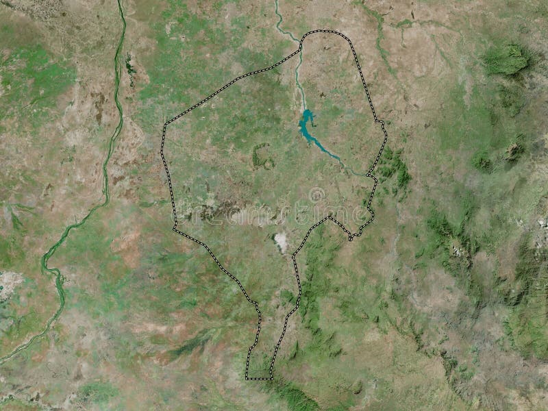 Blue Nile, Sudan. High-res Satellite. No Legend Stock Illustration ...