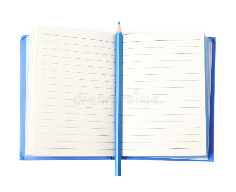 Blue note book isolated stock photo. Image of handbook - 73788530