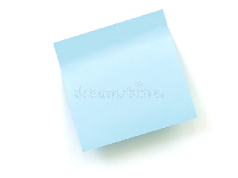 Blue note pad stock photo. Image of notepaper, sheet, noticeboard - 7211698
