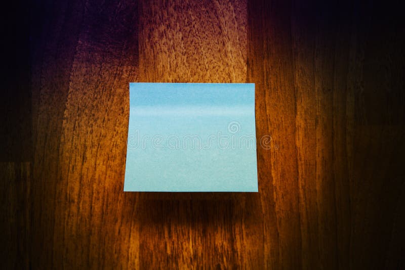 Blue note paper stock image. Image of hanging, memo, message - 40779683
