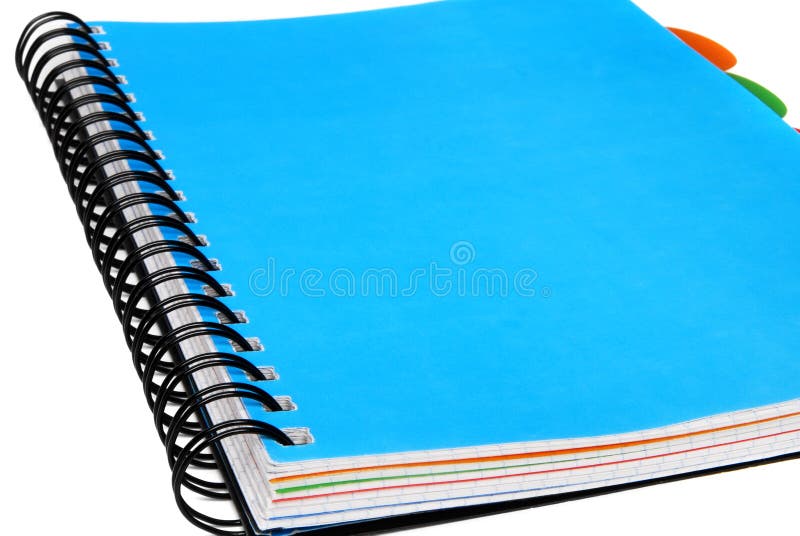 Blue notebook stock photo. Image of teach, college, academy - 10176210