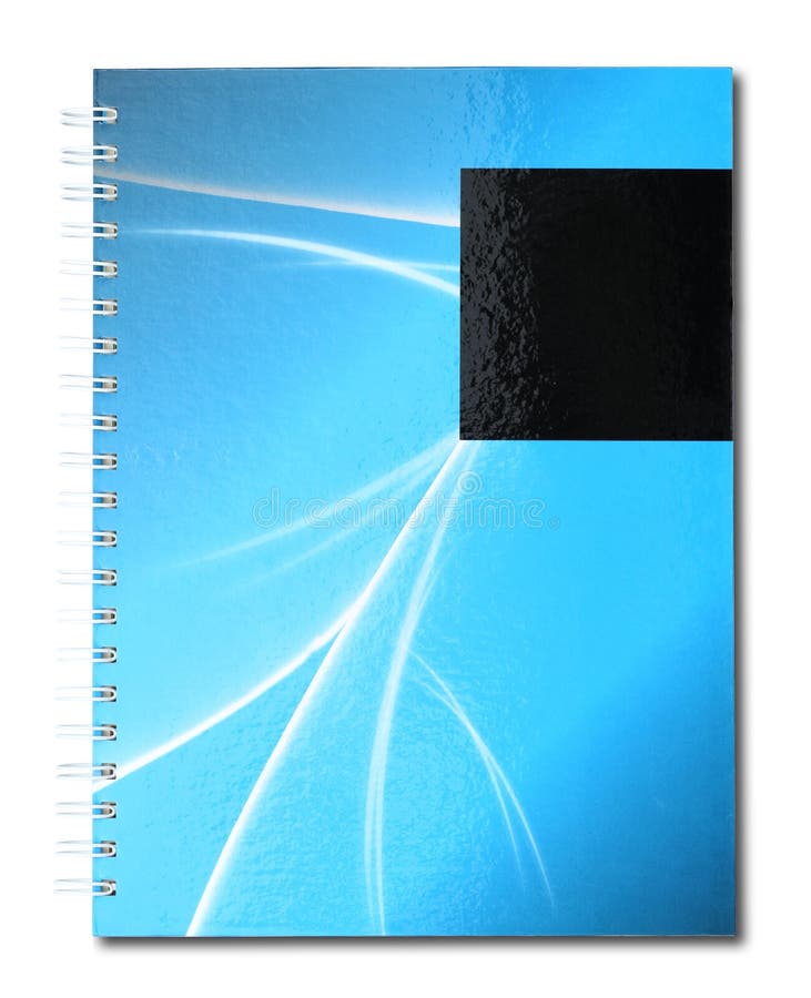 Blue notebook stock photo. Image of memories, information - 26499684