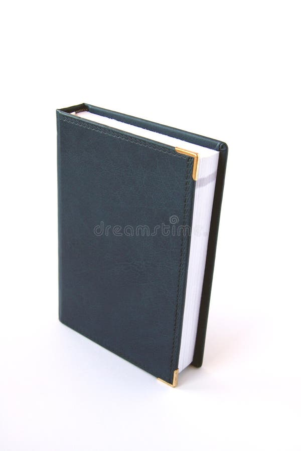 Blue notebook. stock photo. Image of blue, planner, material - 4407216
