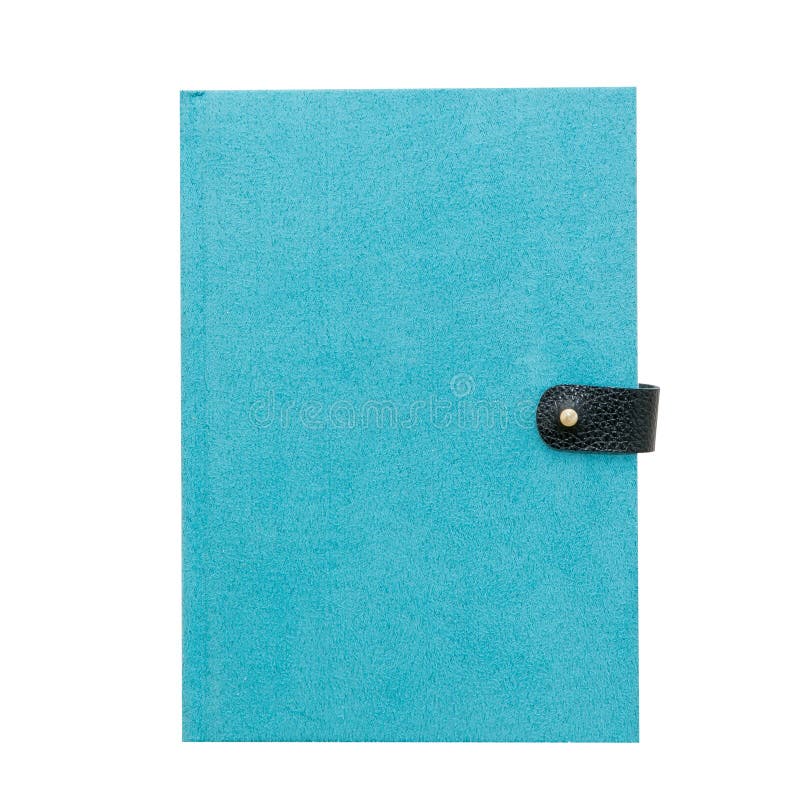 Blue notebook stock image. Image of note, moleskin, isolated - 42815489