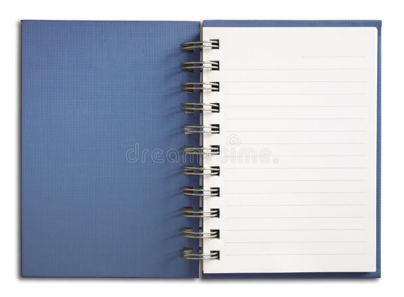 Blue Note Book stock image. Image of list, education - 14760173