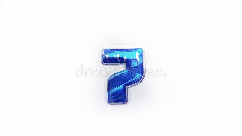 Number 7 Design Vector Background Blue Stock Photos - Free & Royalty ...