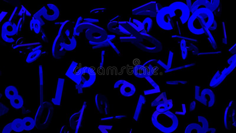 Blue Top 10 Numbers Coundown Motion Graphic Background V2 Stock Footage ...
