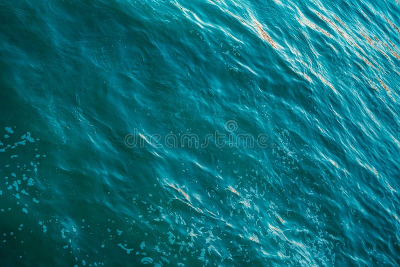 Blue Ocean Close-up, Calm Waves, Background Image Stock Image - Image ...