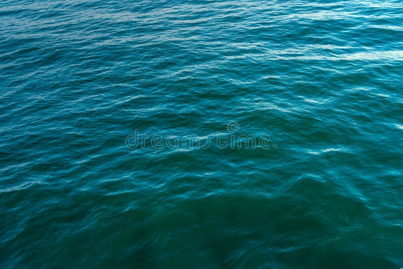 Blue Ocean Close-up, Calm Waves, Background Image Stock Photo - Image ...