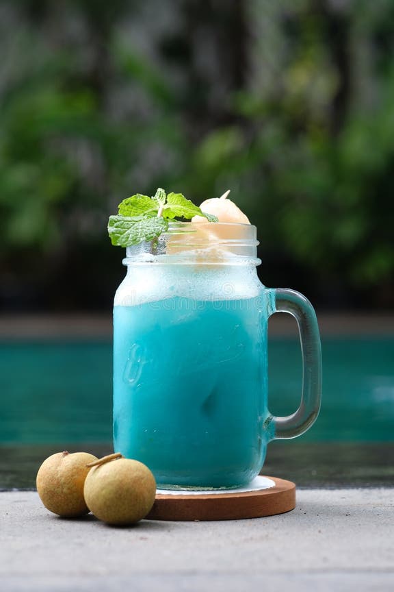 Blue Ocean Drink stock image. Image of fresh, blue, cocktail - 290160901