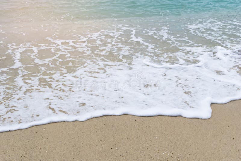 Blue Ocean on Sandy Beach ,Holiday Stock Photo - Image of idyllic ...