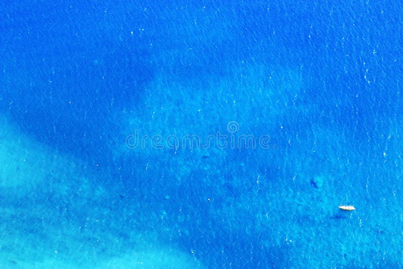 Tropical Ocean with Blue Sky with Vibrant Colors Stock Image - Image of ...