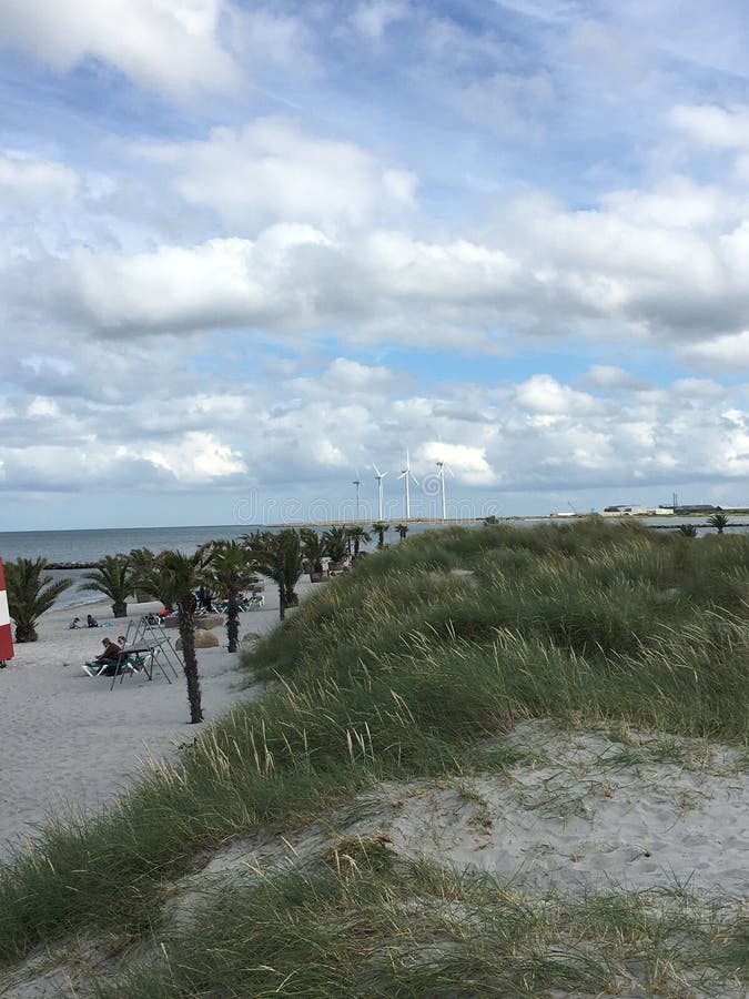 Blue Ocean Skies stock photo. Image of ocean, denmark - 94977758