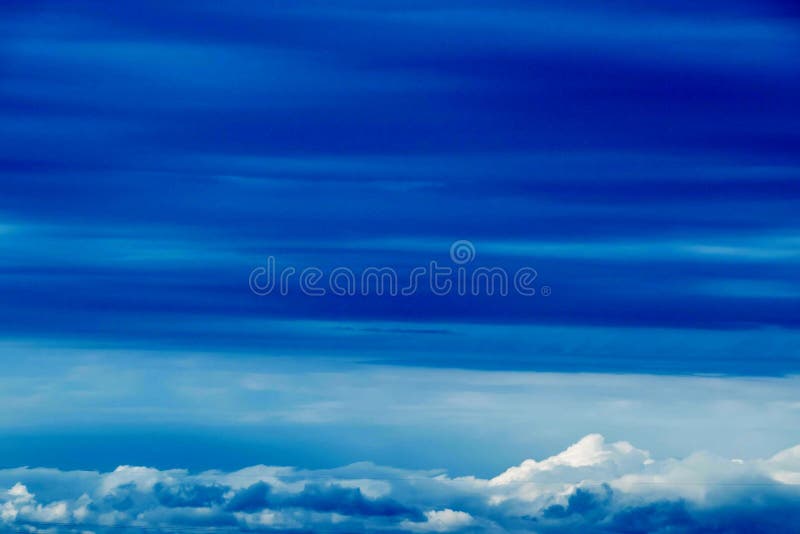 Blue Ocean Sky Seascape Cloud for Peaceful Cloud Space Background ...