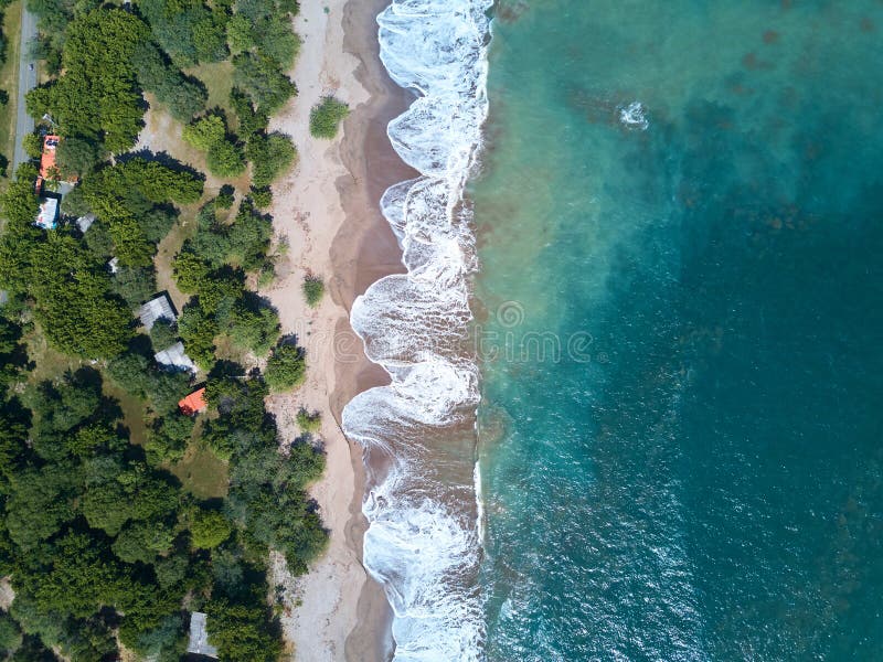 Blue Ocean Water View from Drone Stock Photo - Image of back, riders ...