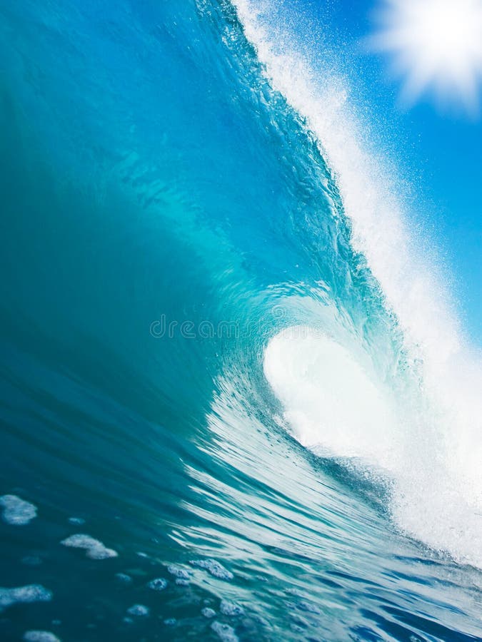 Blue Ocean Wave stock photo. Image of extreme, pure, power - 9372448