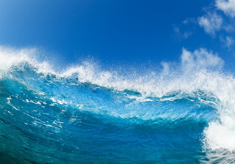 Blue Ocean Wave stock image. Image of clean, pure, hawaii - 22379187
