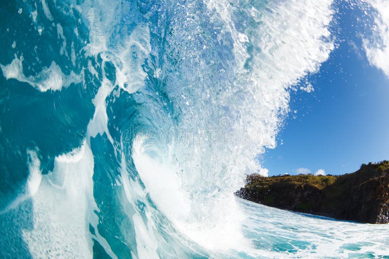 Blue Ocean Wave stock image. Image of liquid, clean, adventure - 22379221
