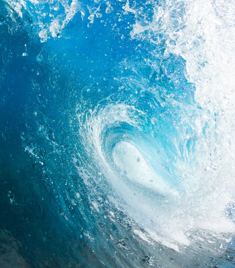 Blue Ocean Wave stock photo. Image of pure, outdoor, ocean - 22656740