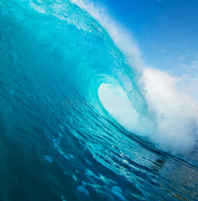 Blue Ocean Wave stock photo. Image of extreme, pure, power - 9372448