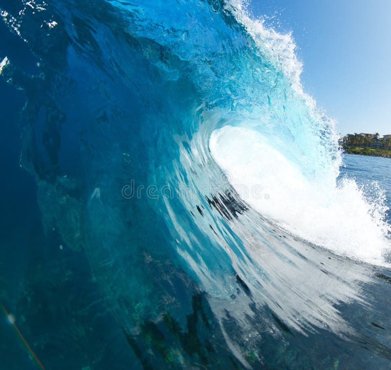 Blue Ocean Wave stock image. Image of coast, power, active - 22995425