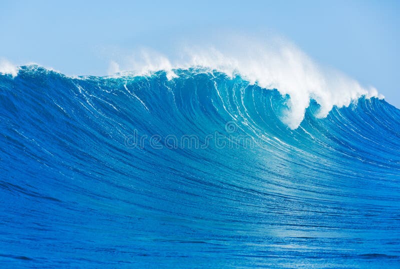 Blue Ocean Wave stock image. Image of blue, landscape - 30828587
