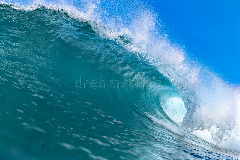 Powerfull Ocean wave stock image. Image of indian, copy - 176211173