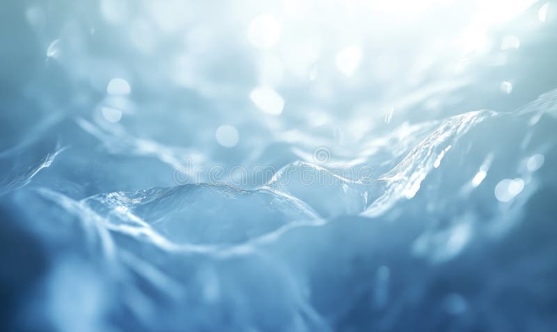 A Blue Ocean with a White Background Stock Illustration - Illustration ...