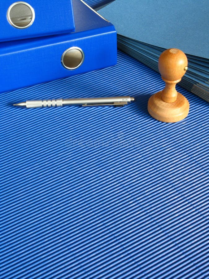 Blue office stock image. Image of company, archiving, archive - 7483269