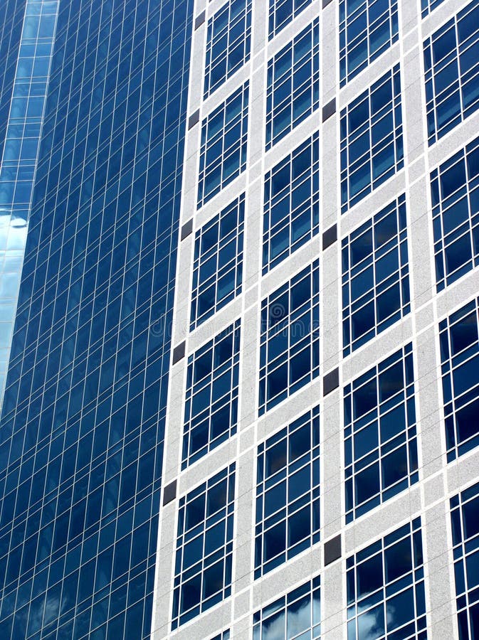 Blue office building stock image. Image of grid, market - 2306637