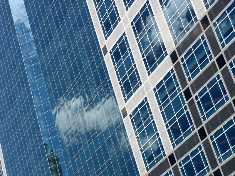 Blue office building stock image. Image of business, architecture - 2306717