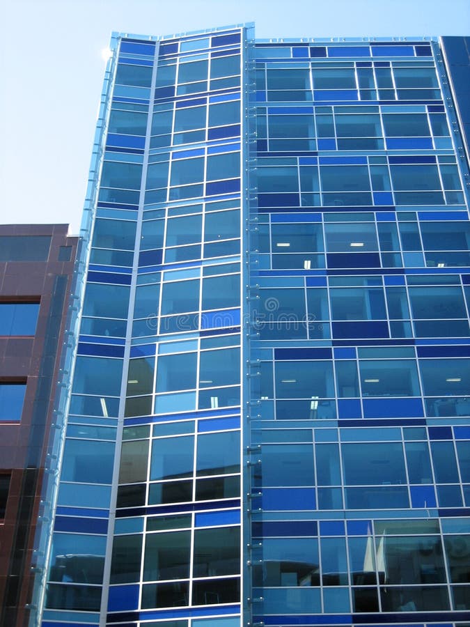Blue Office Building Picture. Image: 504294