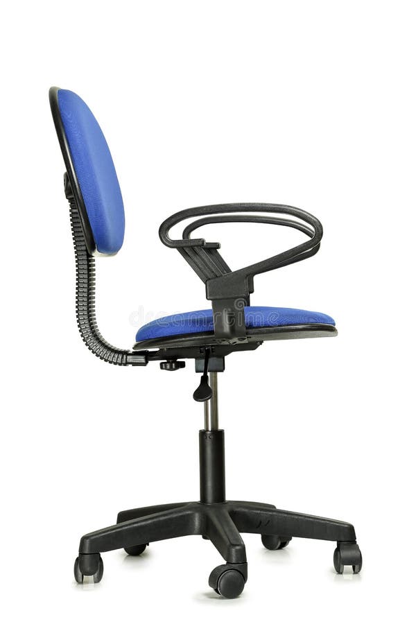 Blue office chair stock photo. Image of comfortable - 202309040