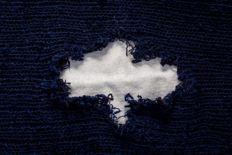 Blue Old Wool Sweater with Holes Stock Image - Image of thread, color ...