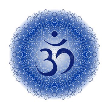 Blue Om Symbol Stock Illustrations – 1,029 Blue Om Symbol Stock ...