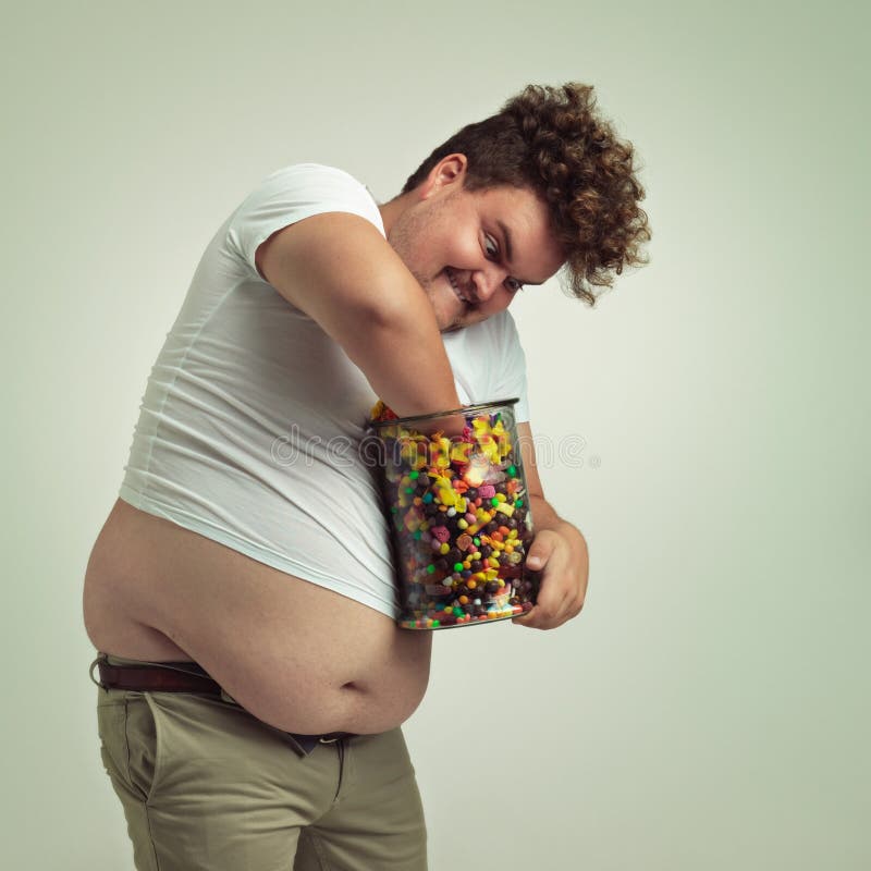Fat Man Digging Belly Button Stock Photos - Free & Royalty-Free Stock ...