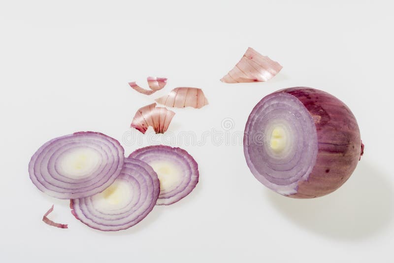 Blue Onion on White Background Vegetables Stock Photo - Image of white ...