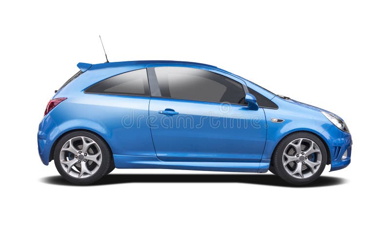 Blue Opel corsa OPC stock image. Image of transport, auto - 81964495