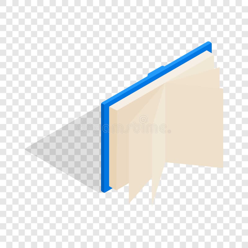 Open Book Blue Cover Isometric Icon Stock Illustrations – 164 Open Book ...