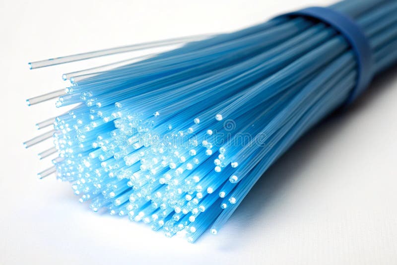 Blue Optical Fibers: the Future of Communication Technology Stock ...