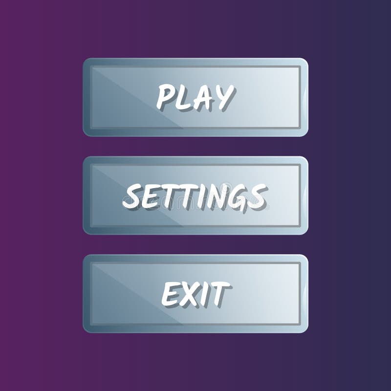 Blue Options Panel Settings Set Stock Vector - Illustration of button ... Blue Options Panel Settings Set Stock Vector - Illustration of button ...